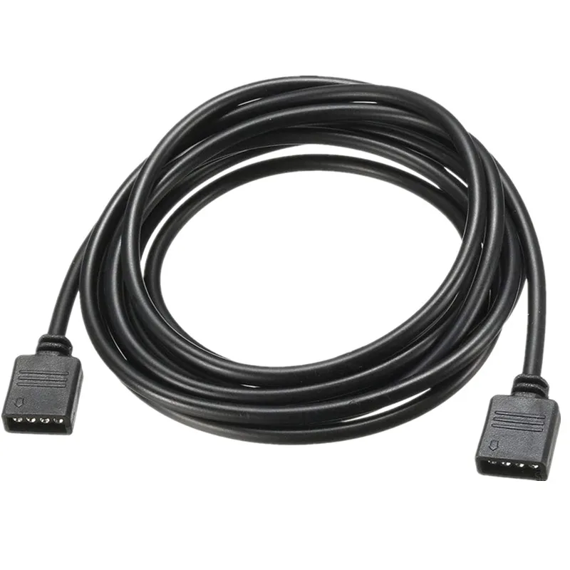 1M-2M-3M-5M-10M-4PIN-RGB-Extension-Cable-DC-12V-White-Black-Male-Female ...