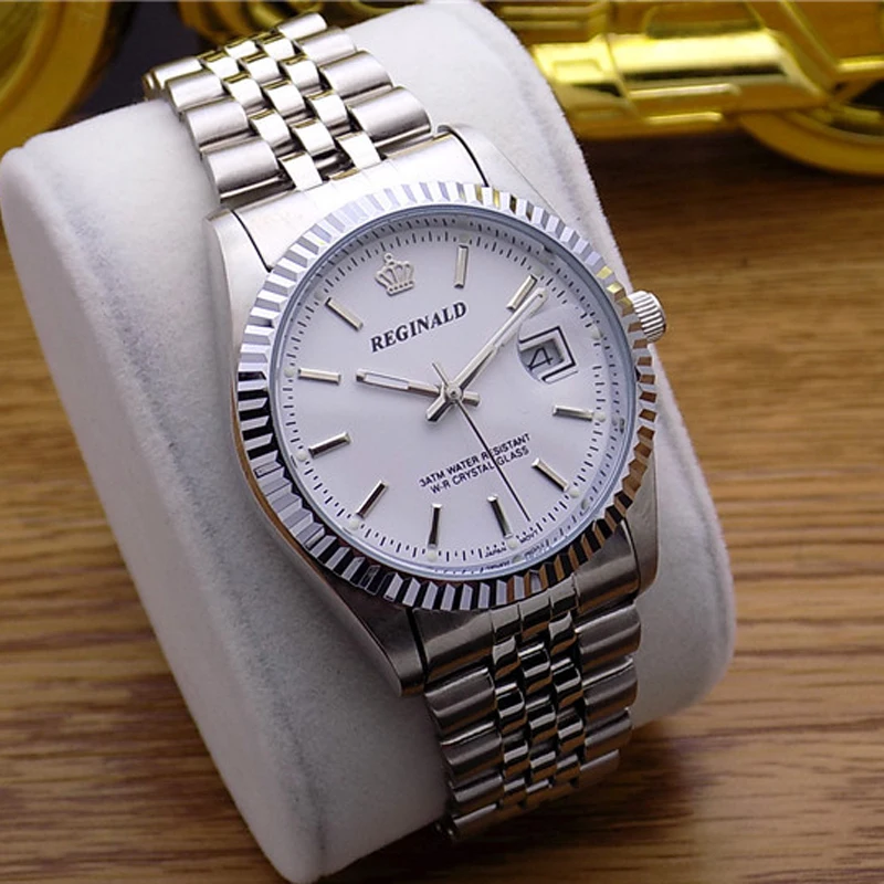 REGINALD Watch Men Fashion Casual Watches 316L Stainless Steel Auto ...