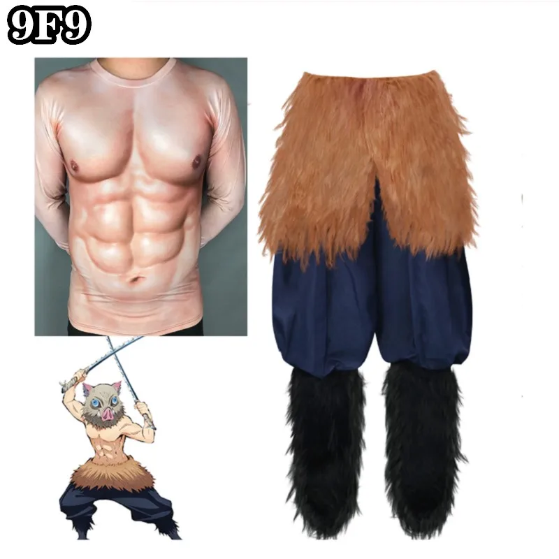 Disfraz de Demon Slayer: Kimetsu no Yaiba Hashibira Inosuke, ropa de ...
