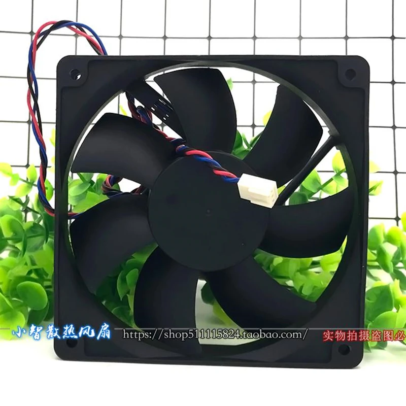 original 12025 12cm 12v 0.37A AD1212HB-A76GL 3-wire gale volume chassis ...