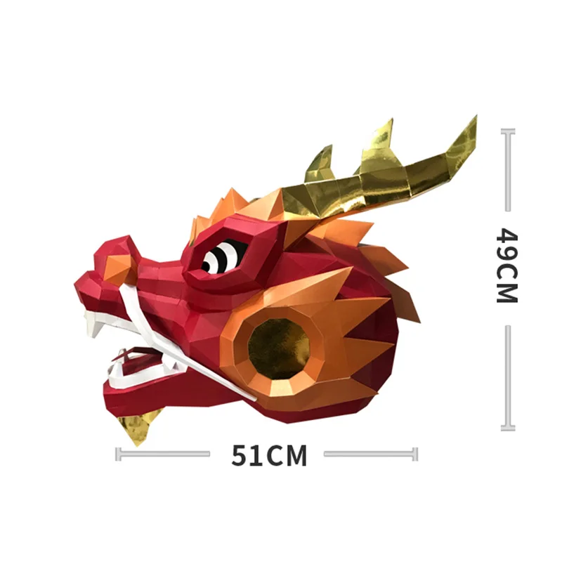 Origami Chinese Dragon Head