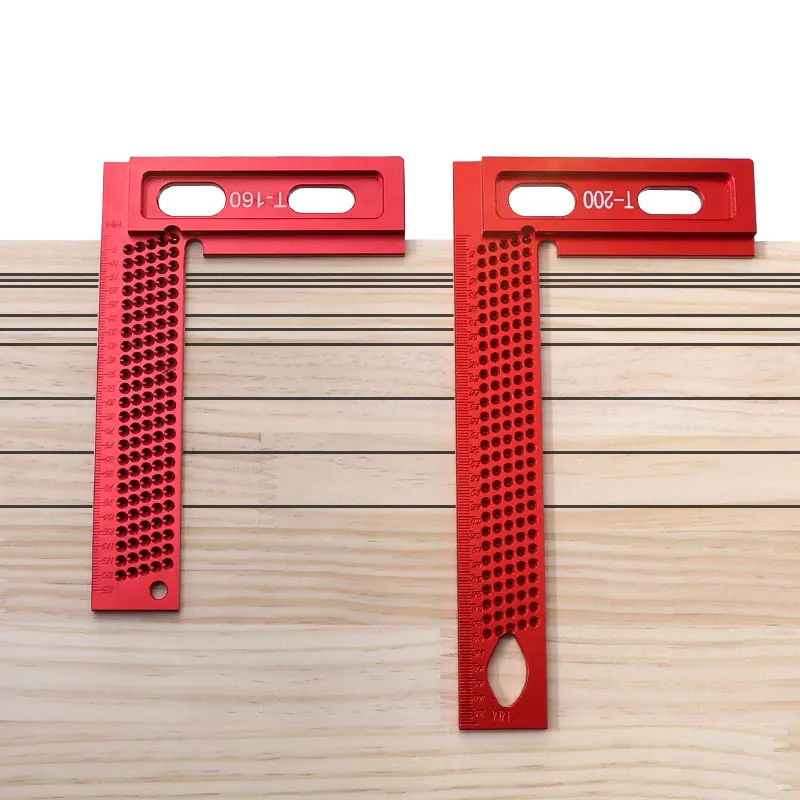 160/200mm Square T-type Scriber Mark Measurement Aluminum Alloy ...