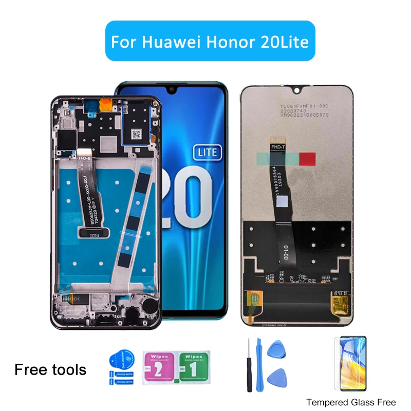 6.15" Original LCD For Huawei Honor 20 lite LCD display Touch Screen ...