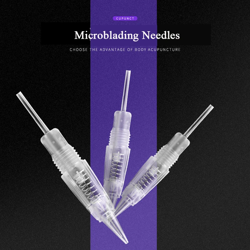 50pcs Microblading Machine Needles 1RL/3RL/5RL/5F/7F Tattoo Cartridge ...
