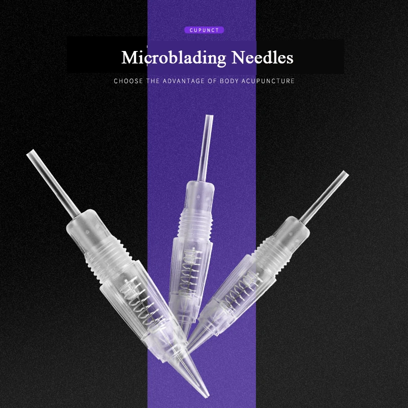 50pcs Microblading Machine Needles 1RL/3RL/5RL/5F/7F Tattoo Cartridge ...