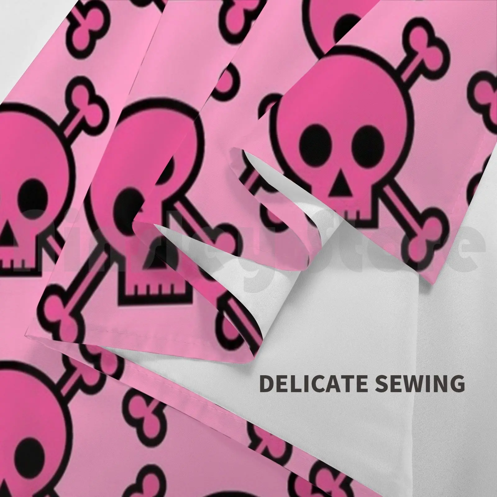 Pink Skull And Crossbones Wallpaper