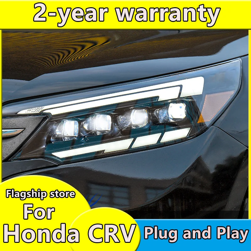 Car Styling For Honda CRV CR V ALL Led Headlights 2012 2014 Head Lamp ...