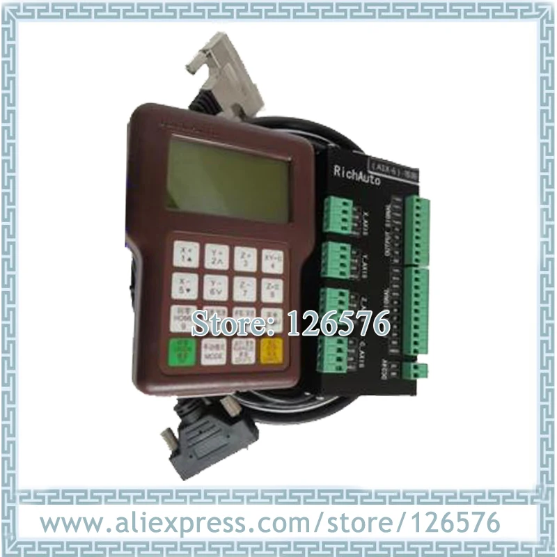 Four-axis Linkage Motion Control System-a15 Cnc Richauto-a15e/a15s English Version Dsp ...