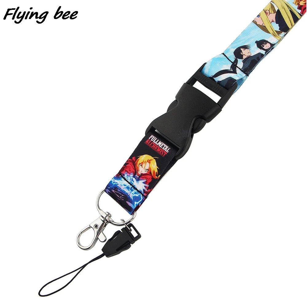 Flyingbee Anime Boy Alchemist Cartoon Style Lovers Kulcstartó Lánc ...