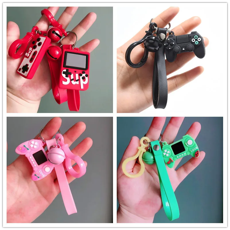 Creative-Video-Game-Handle-Keychains-Simulation-Joystick-Model-Key ...
