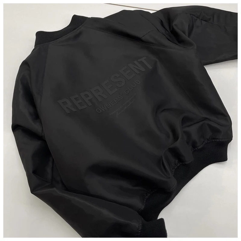 England style Represent men's Vintage jacket jacket offset letter close ...