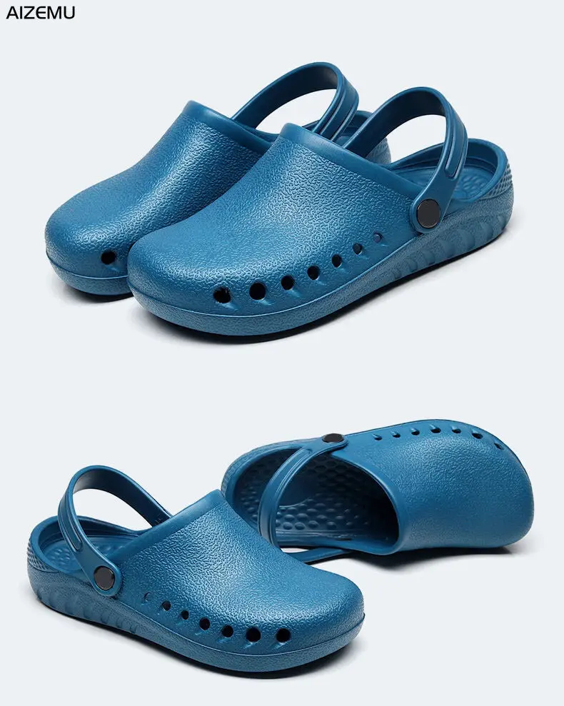 Hospital Women Medical Shoes Surgical Slipper Non-slip Nurse Clogs Men ...