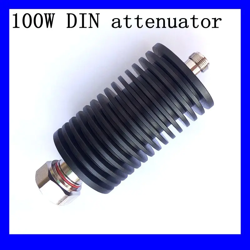 Free shipping 100W DIN JK coaxial fixed attenuator,DC to 3GHz,50 ohm ,1dB,3dB,5dB,6dB,10dB,15dB ...
