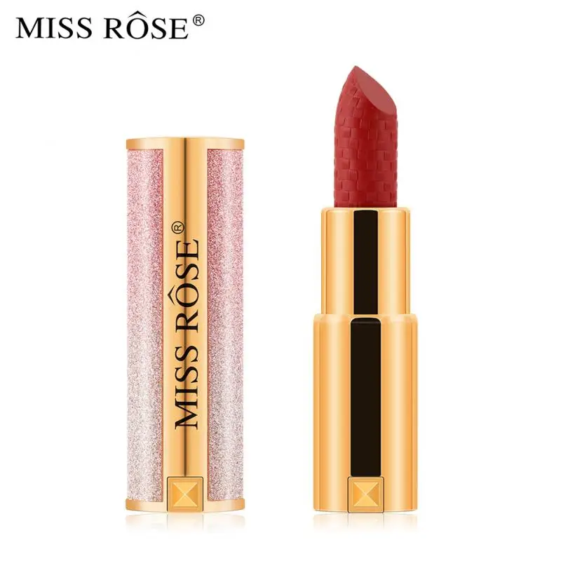 New MISS ROSE Lipstick Matte Waterproof Velvet Lip Stick 6 Colors Sexy ...
