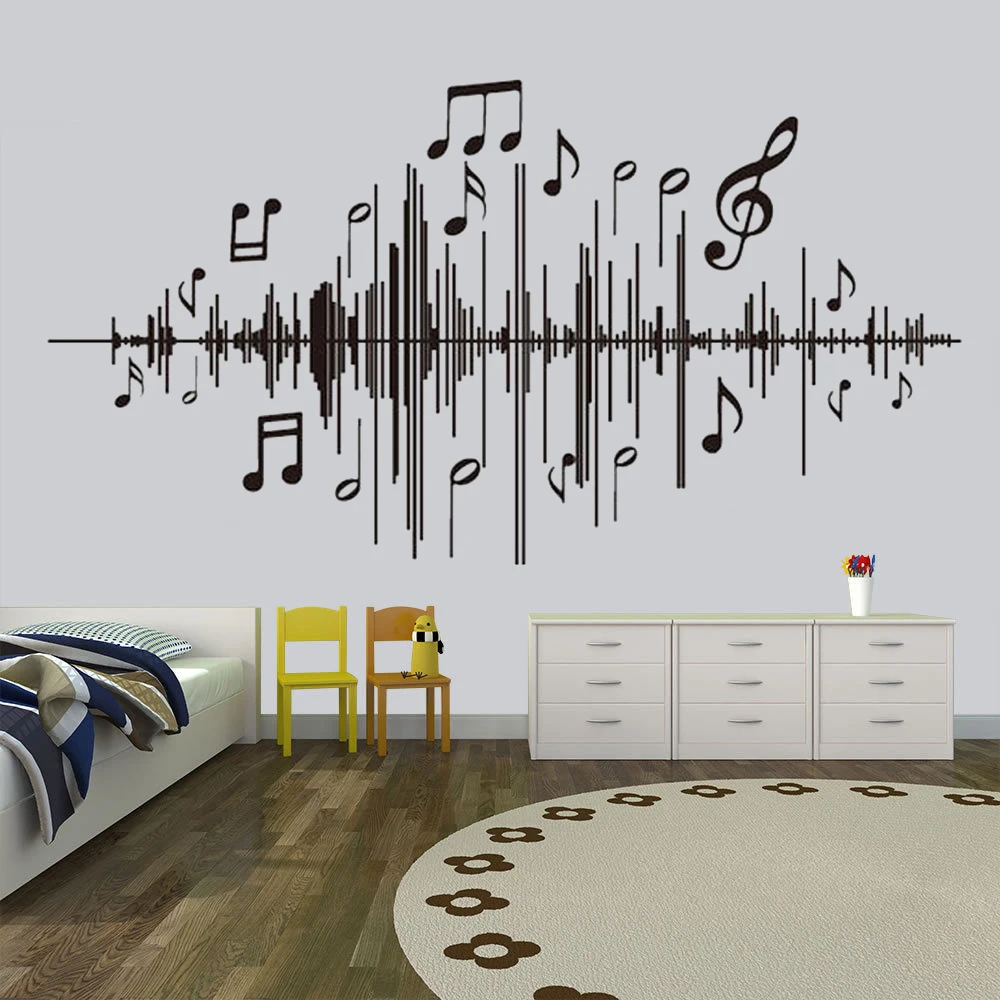 Music-Wall-Vinyl-Sticker-Music-Notes-Decals-Interior-Art-Murals-Home ...