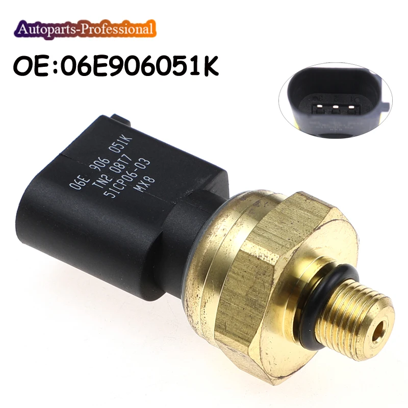 06E906051K-New-Fuel-Oil-Pressure-Sensor-Regulator-For-VW-Passat-B6-AUDI ...
