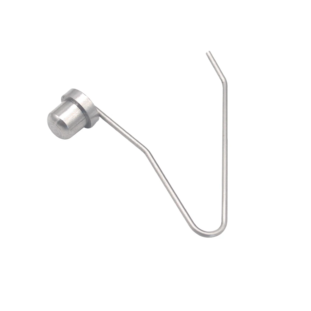 5PCS Stainless steel solid head springs snap button clips pin for hula ...