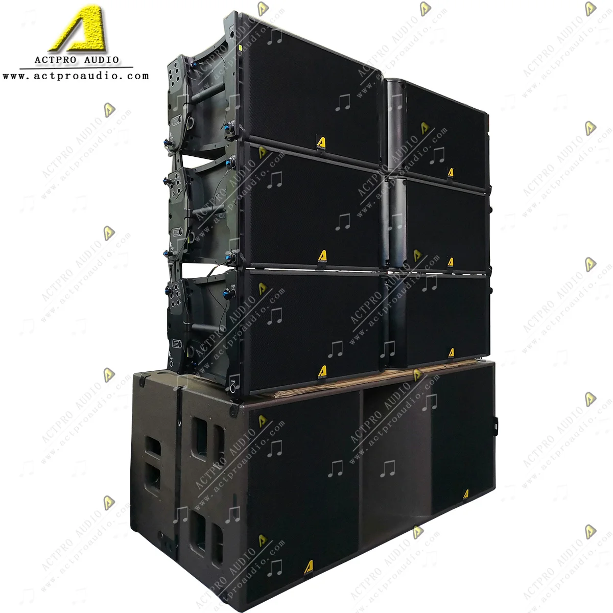 Haut-parleur-professionnel-Stage-Line-Array-double-12-actif-passif ...