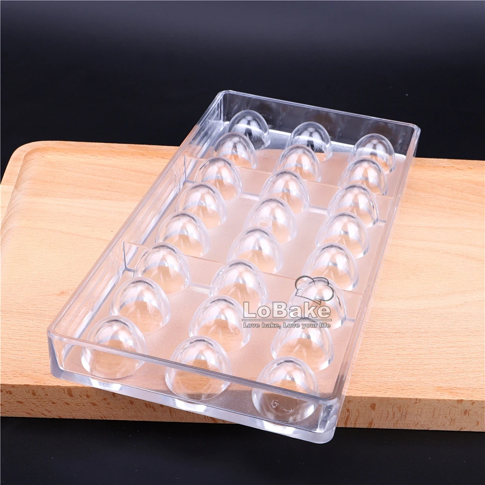 24 cavities small cone bullet fruit shape polycarbonate PC chocolate ...