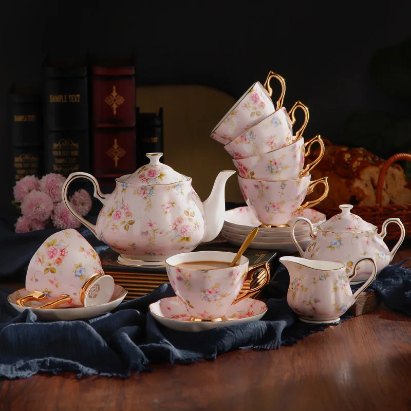 Antique Pink Tea Sets