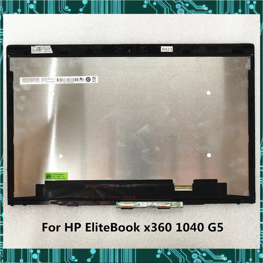Untuk-HP-EliteBook-X360-1040-G5-Layar-Sentuh-Perakitan-LCD-Display ...