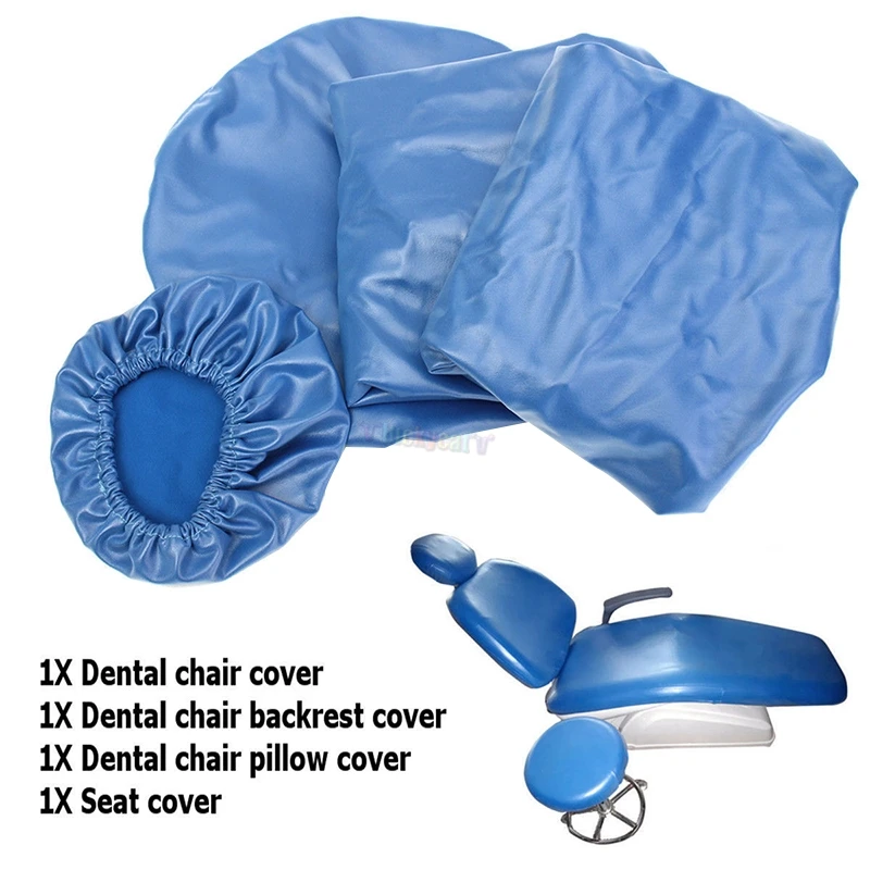 High Quality 4pcs/set Dental Chair Cloth Cover Pu Leather Unit Dental ...