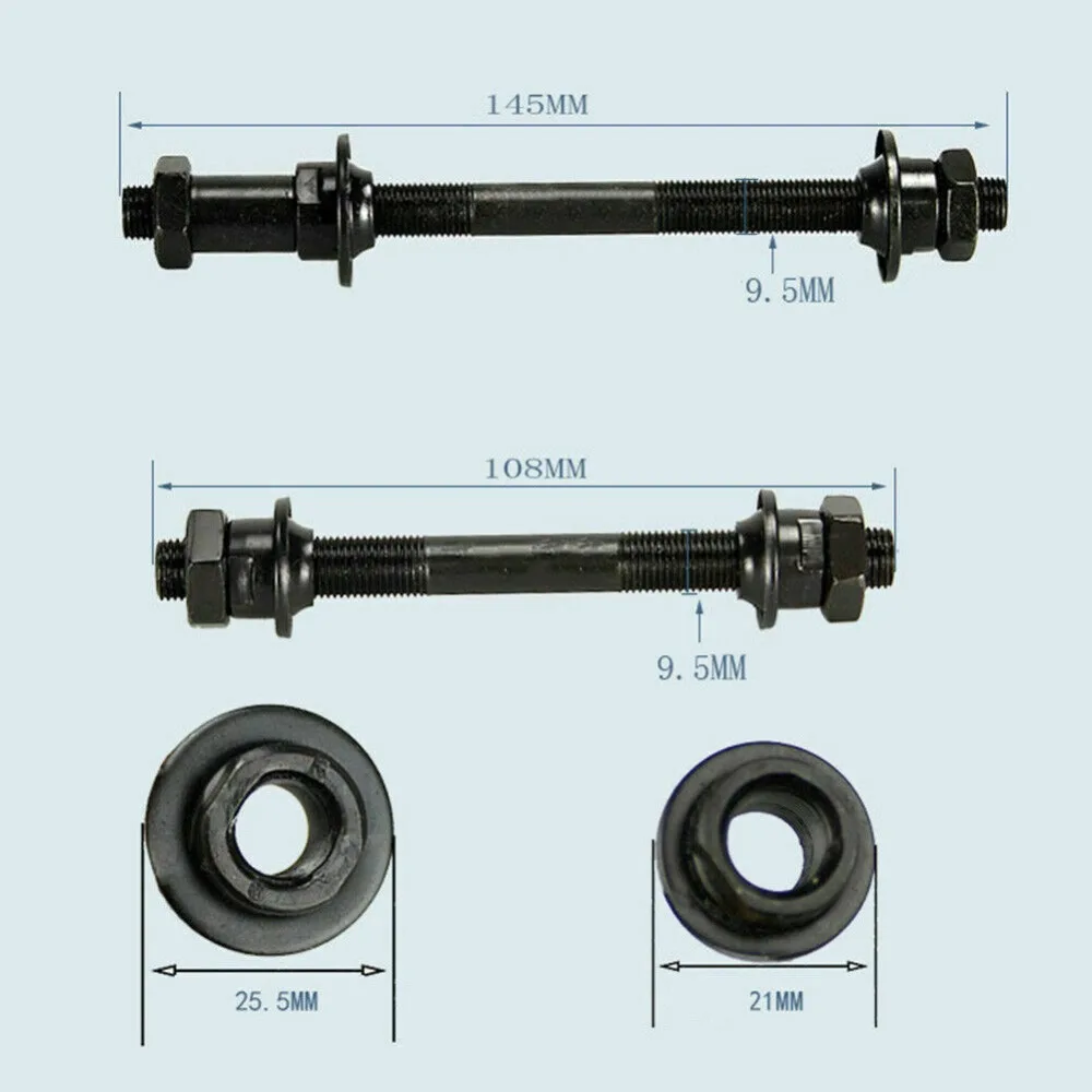 Accessoire vélo,Essieu de roue de bicyclette creux de VTT mm, arbres ...