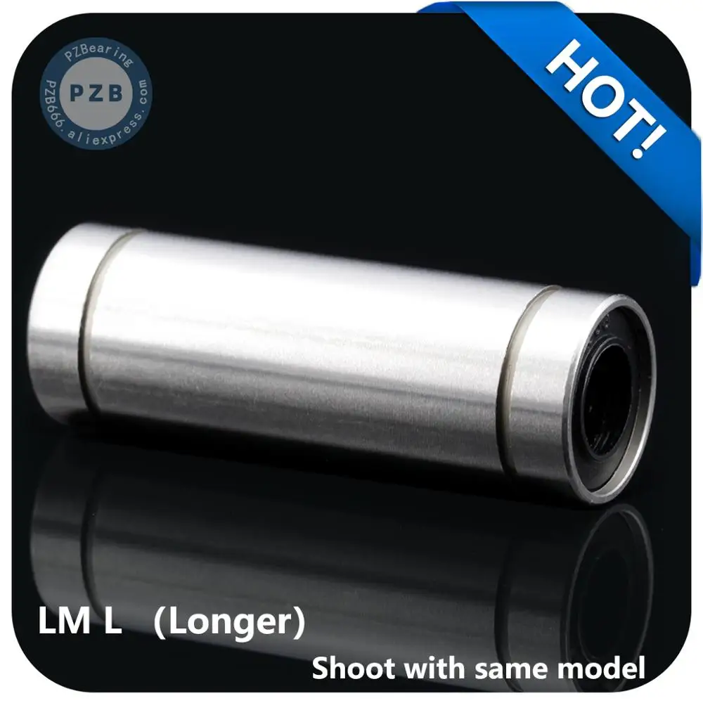 LM8LUU rolamento linear, rolamentos lineares, peças CNC, 8mm, 8*15*45 ...