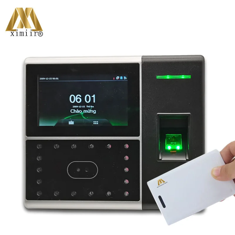 Biometric Face Recognize Attendance ZK iFace302 Fingerprint Access ...