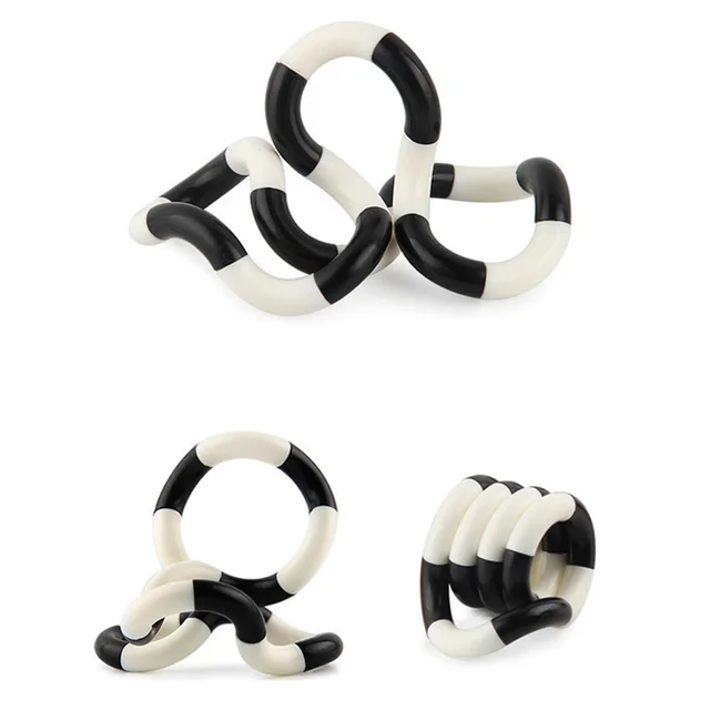 Twisted Ring Magic Fidget Magic Trick Rope Tangle Fidget Toy Creative ...