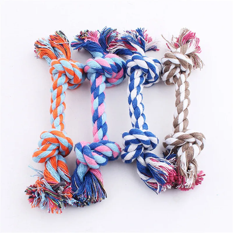 20cm Dog Pet Puppy Chew Cotton Rope Ball Braided Knot Toy Durable ...