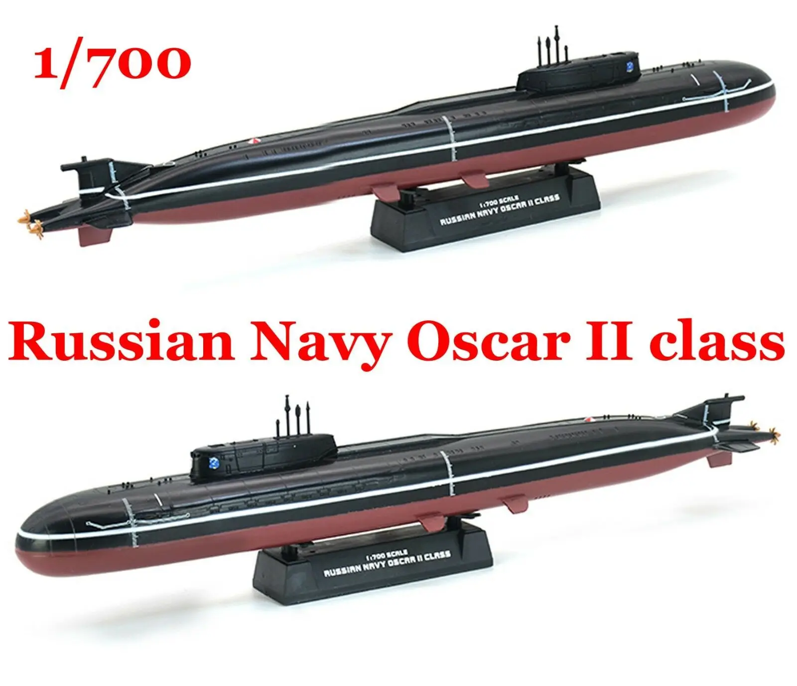 Easy Model 1/700 Russian Navy Oscar II class Submarine Plastic #37327 ...