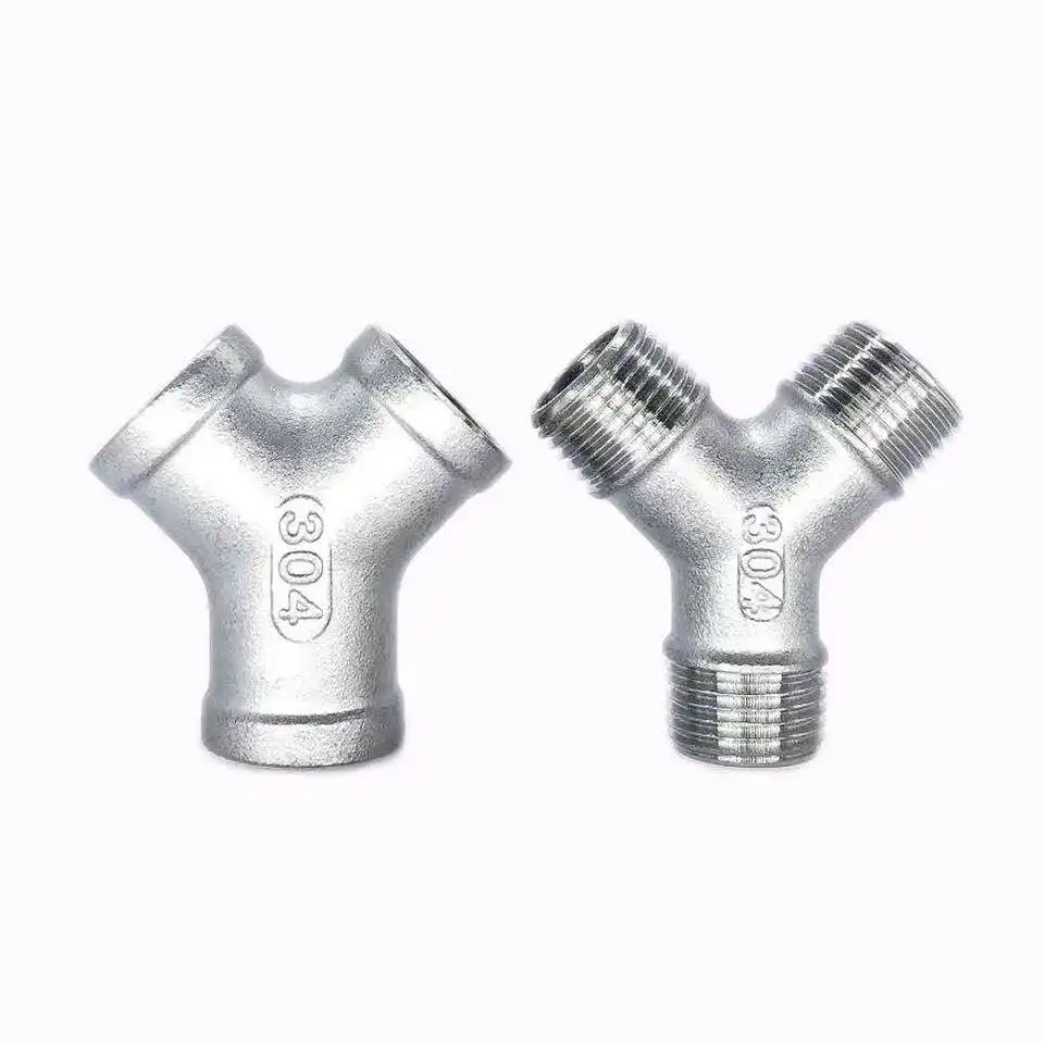 304-stainless-steel-Y-shaped-tee-outer-wire-oblique-tee-inner-wire-Y ...