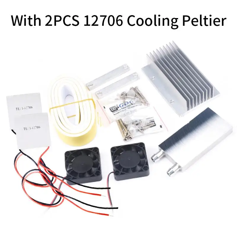 DIY Water Cooling Head Cooling System Kit Semiconductor Refrigerator ...
