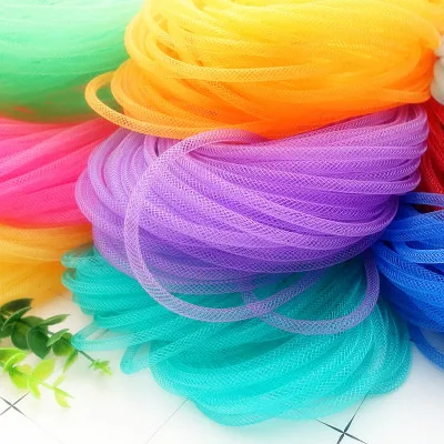 Wedding Fishbone Mesh Tube 4mm Elastic Mesh Belt Skirt Support ...