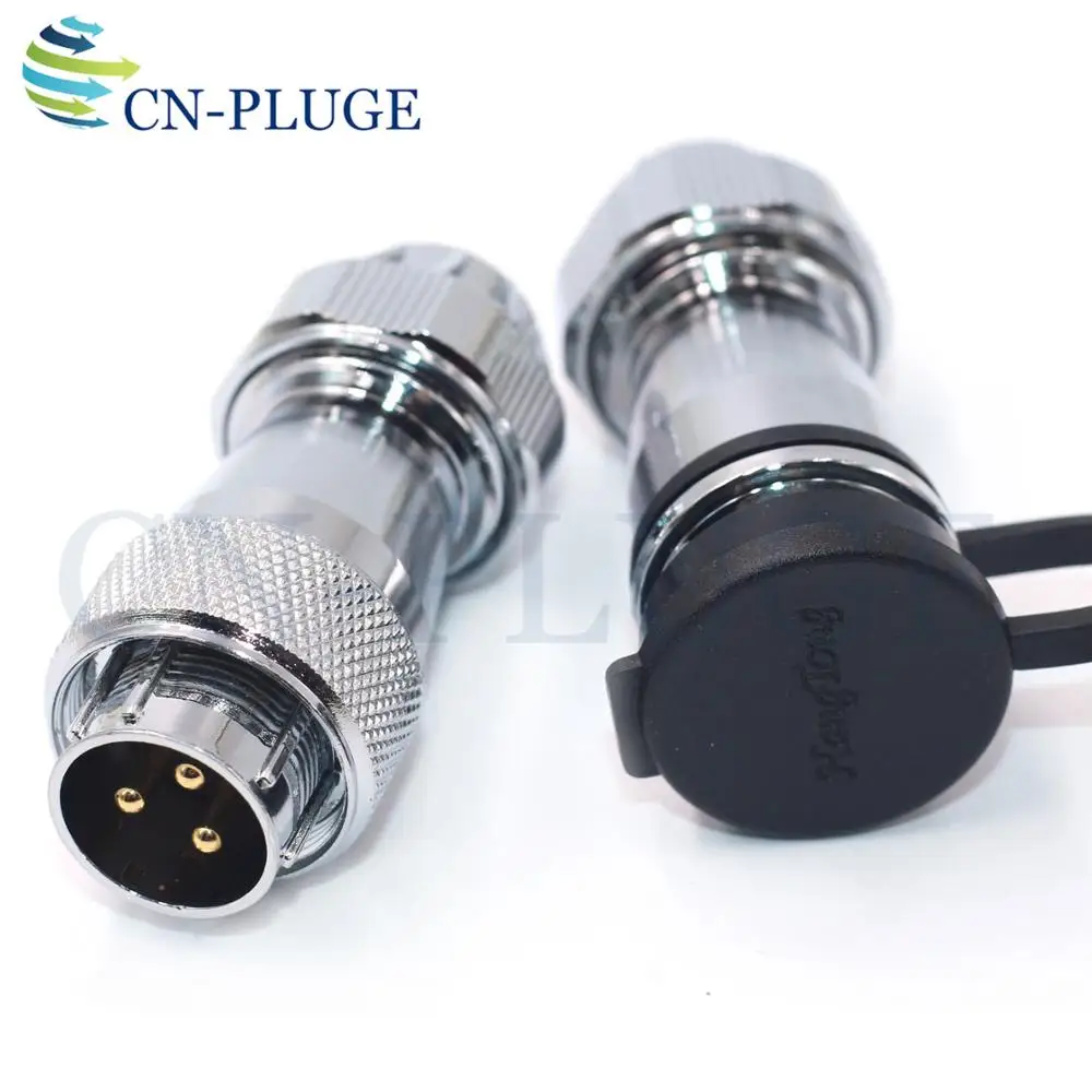 WS20 Series 3 pin Industrial Power Docking Wire Connector Automotive ...