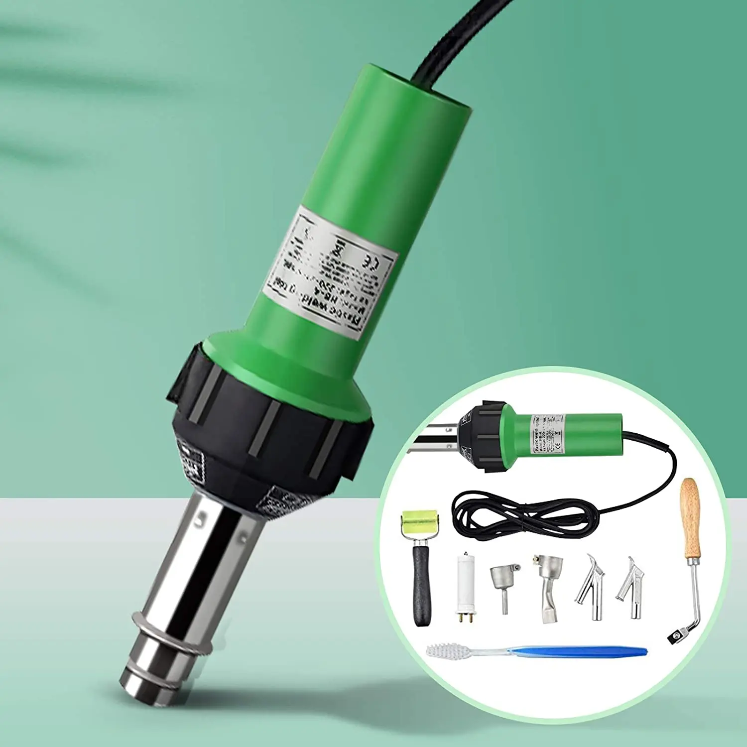 1600W Automatic Handheld Plastic Welding Gun Hot Air Torch Heat Gun ...