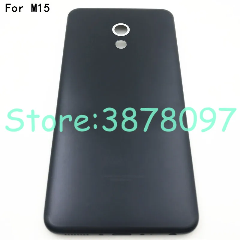 Capa traseira de bateria 5.46 ", para meizu m15 m15 lite m871h, com botões de volume de energia ...