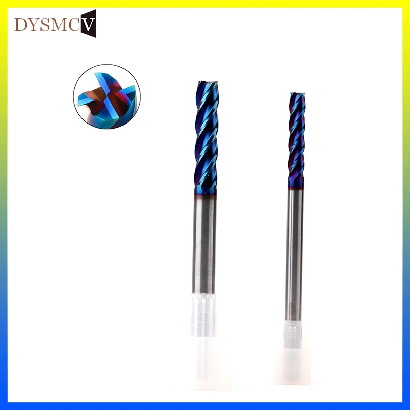 Hrc65 6mm End Mill Extra Long 100mm 4flute D6*100l Solid Carbide Fat ...