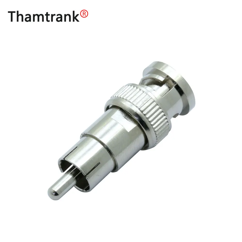 10pc BNC Male to RCA Male Coax Cable Converter Adapter for CCTV Camera Security Surveillance ...