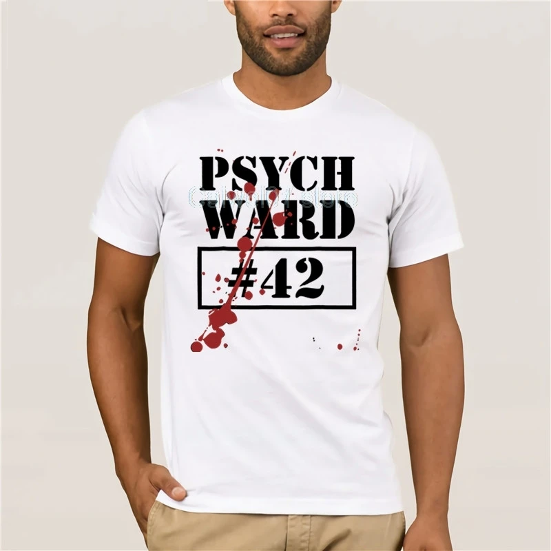 personality T shirt Trends Psych Ward Inmate Funny Escaped Jail Blood ...