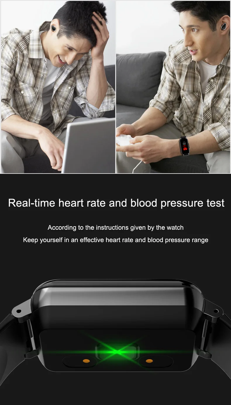 Reloj Smart Watch + Audífono Bluetooth 2 En 1 Tws T89 - InTouch Perú