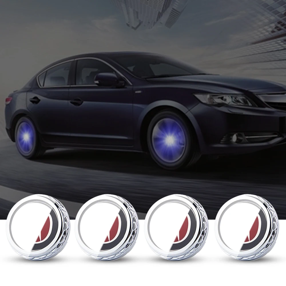 For ACURA 69mm Hub Light Lamp 4PCS Car Floating Illumination Wheel ...