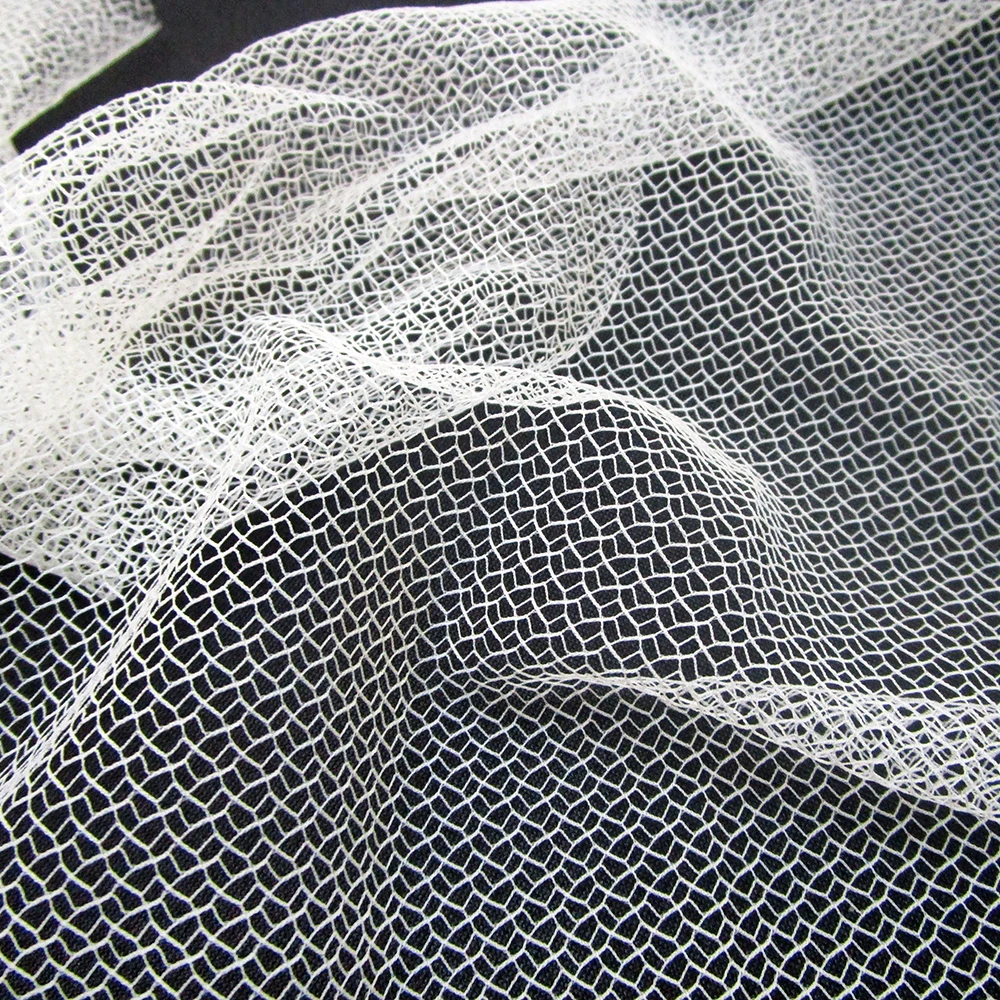 Soft-Mesh-Fabric-for-French-Bowler-Hat-Wedding-Veil-Handmade-Sewing ...