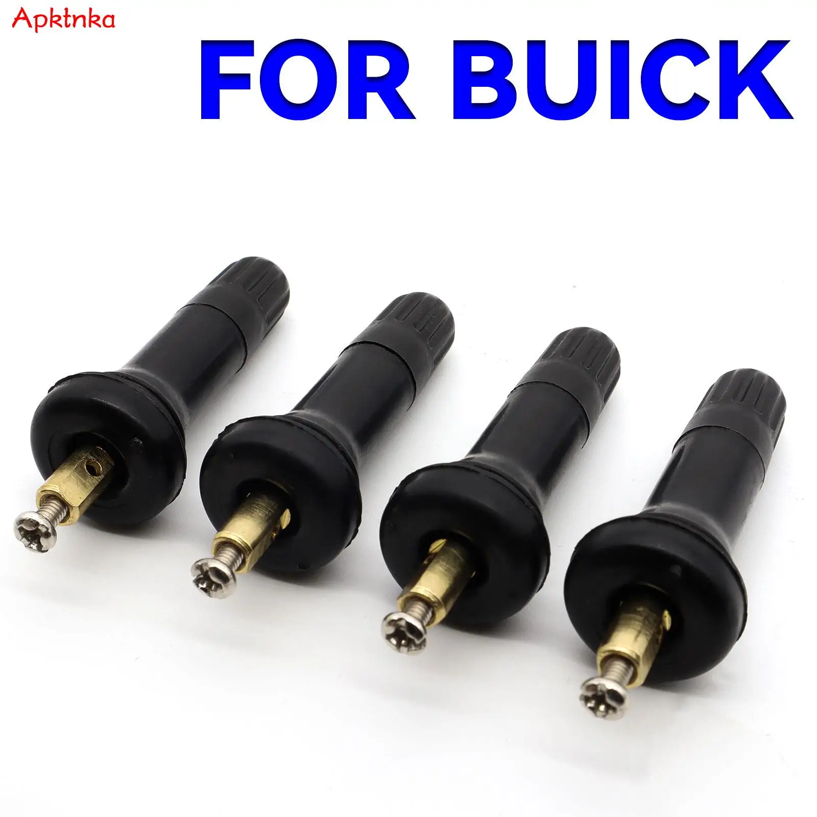 4 Pcs Rubber Valve Stems Tire Pressure Sensor Service Replacemen Repair ...
