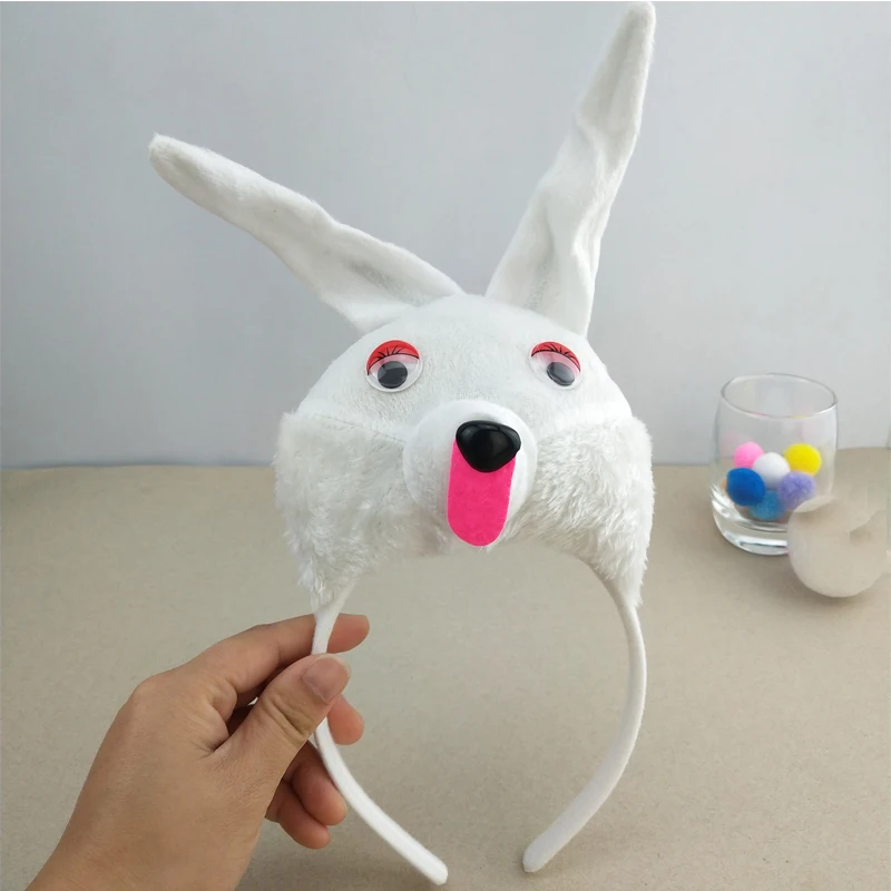 Playboy Bunny Accessories Bunny Costume Set - 2 Pcs Plush Bunny Nose ...