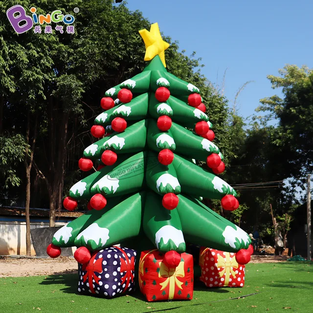 Giant Inflatable Christmas Tree Series Air-blown Xmas Trees Balloon for ...