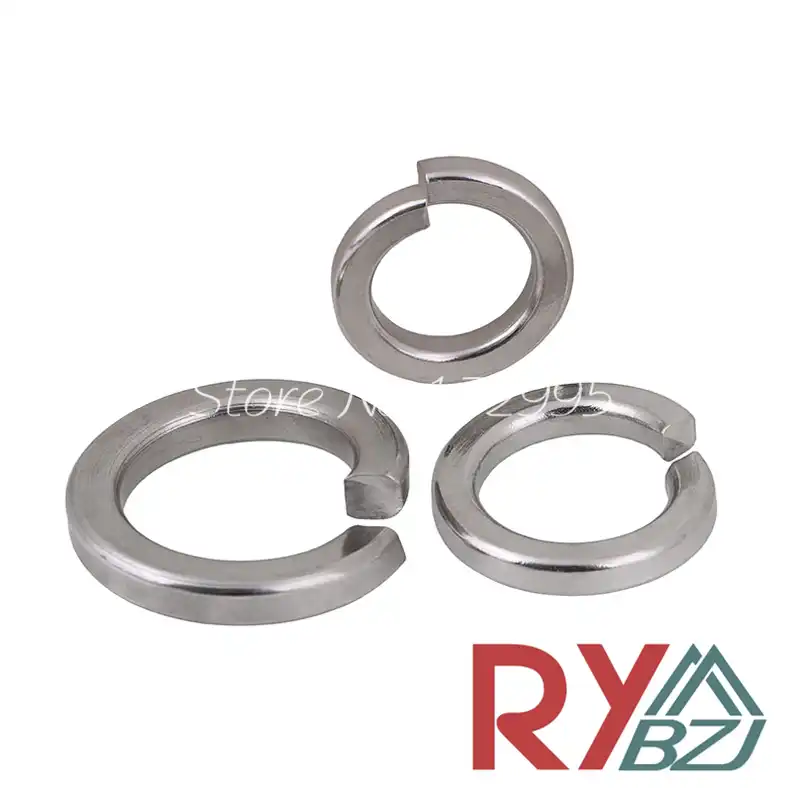 Stainless Steel A2 Spring Washer DIN127 Elastic washer Lock washer M1.6 ...