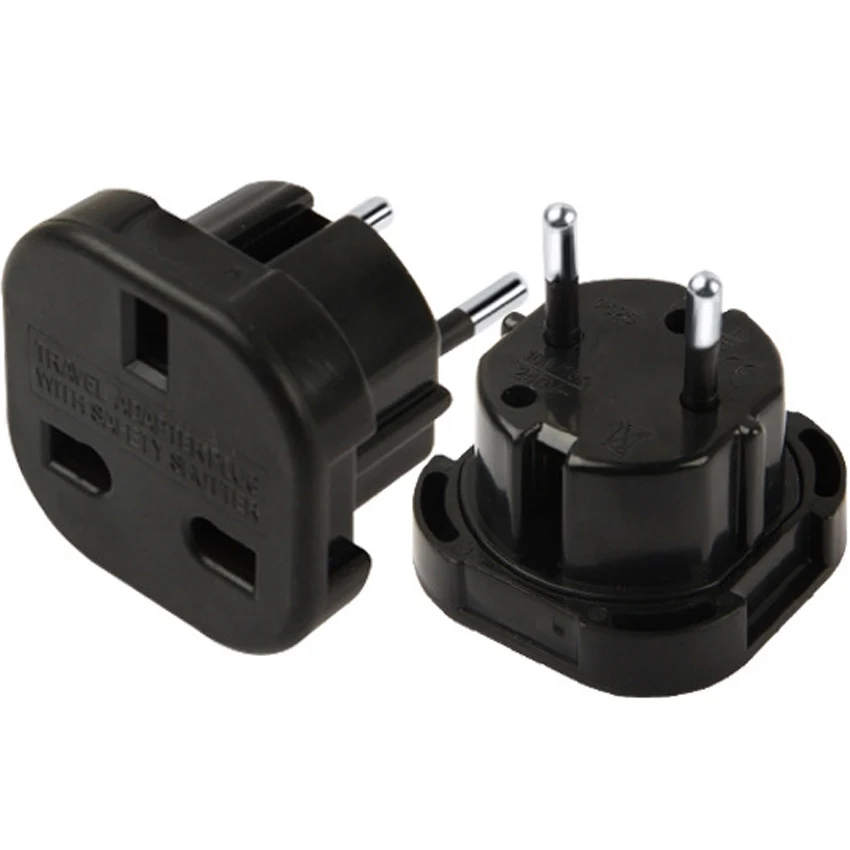 Universal Black copper abs Electrical 240V 10A 16A AC power 2 pins ...