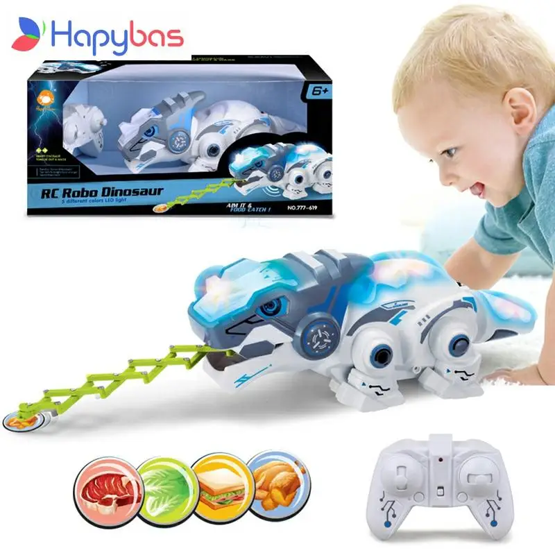 Smart Chameleon Children Electric Remote Control Pet Moving Walking ...